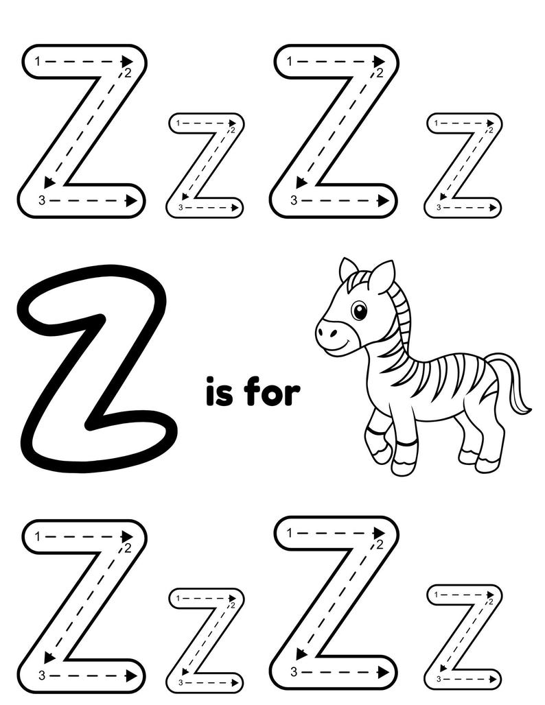 Alphabet Coloring Worksheets for Kids – Fun Printable ABC Activity ...