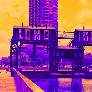 Long Island City Retro Vibes Art Print - Etsy
