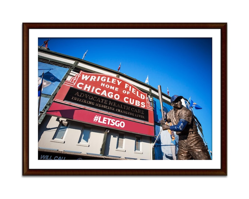 Chicago Cubs Wrigley Field Stadium Print - Etsy