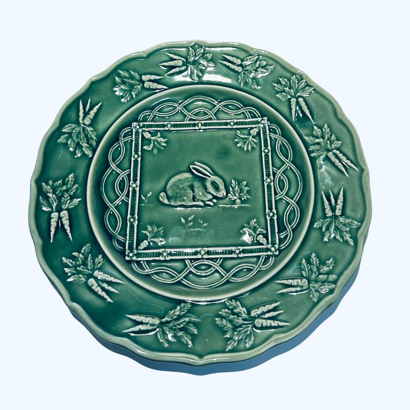 Rabbit Plate - Etsy