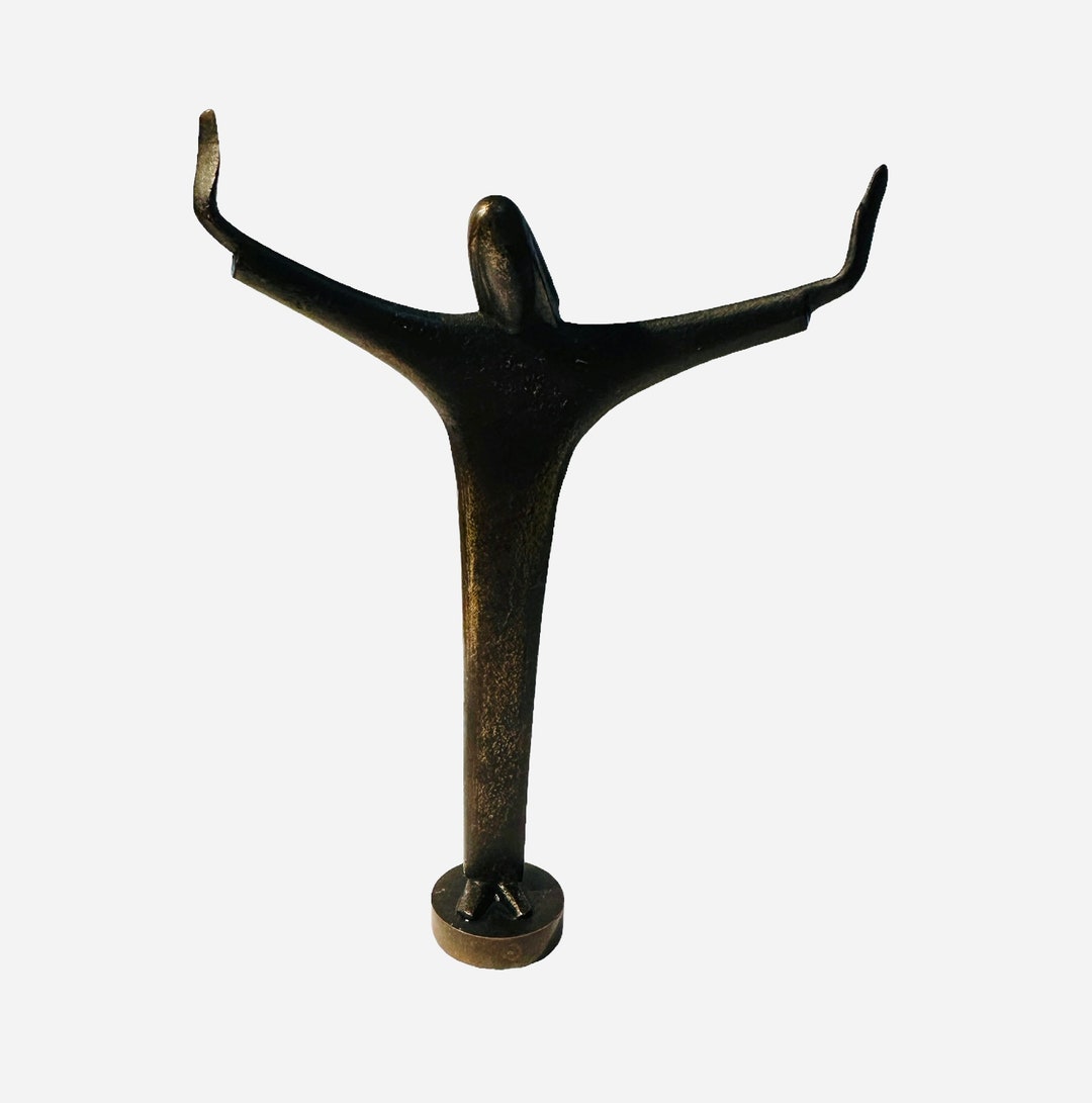 Fabulous Vintage Brutalist Jesus Statue Figurine Hagenauer Werkstatte ...