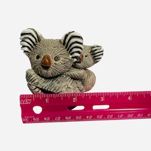 Artesanía Rinconada Koala and Baby Figurine Uruguay Animal Figurines ...