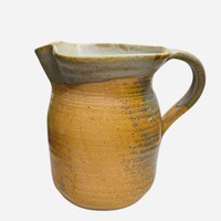 Glazed Stoneware Pitcher - Etsy