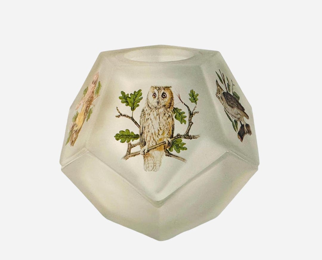 Beautiful Westmoreland Satin Glass Fairy Lamp - Owl Fairy Lamp ...