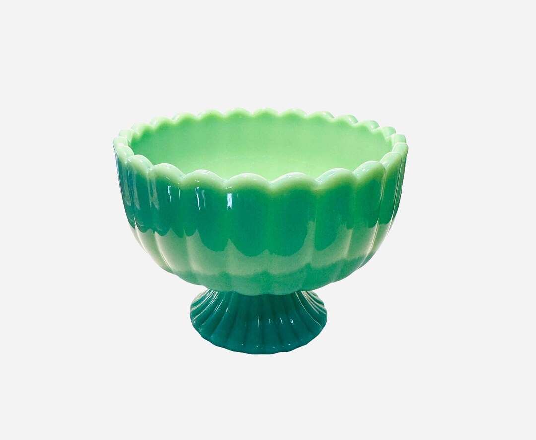 Lovely Set of Four NEW Jadeite Bowls - Jadeite Lover - Mint Green Bowls ...