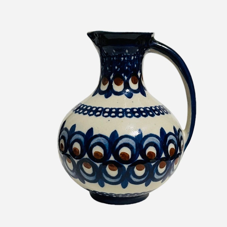 Small Pottery Pitcher With Handle-hand Made Pottery-hand - Etsy