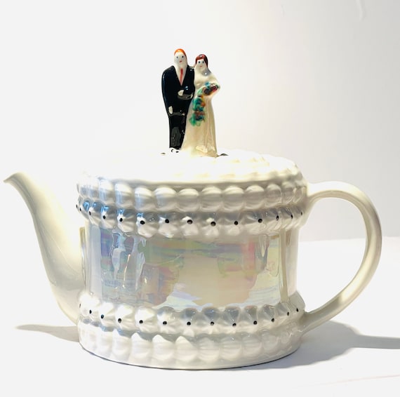 Vintage Tony Carter Wedding Cake Teapot-wedding - Etsy
