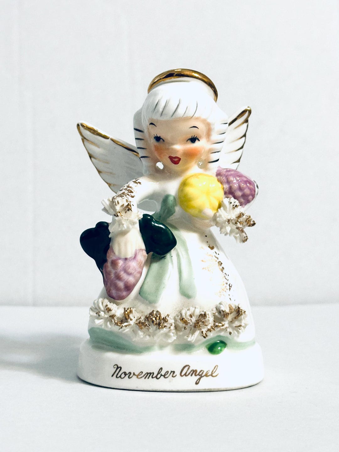 Vintage November Birthday Angel by Napco November Angel November ...