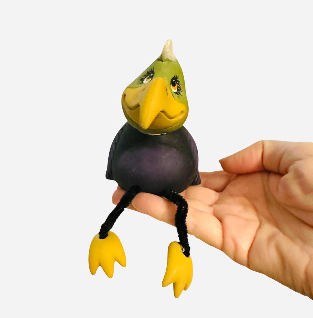 Adorable Vulture Buzzard Figurine - Halloween Kitsch - Vulture Lover ...