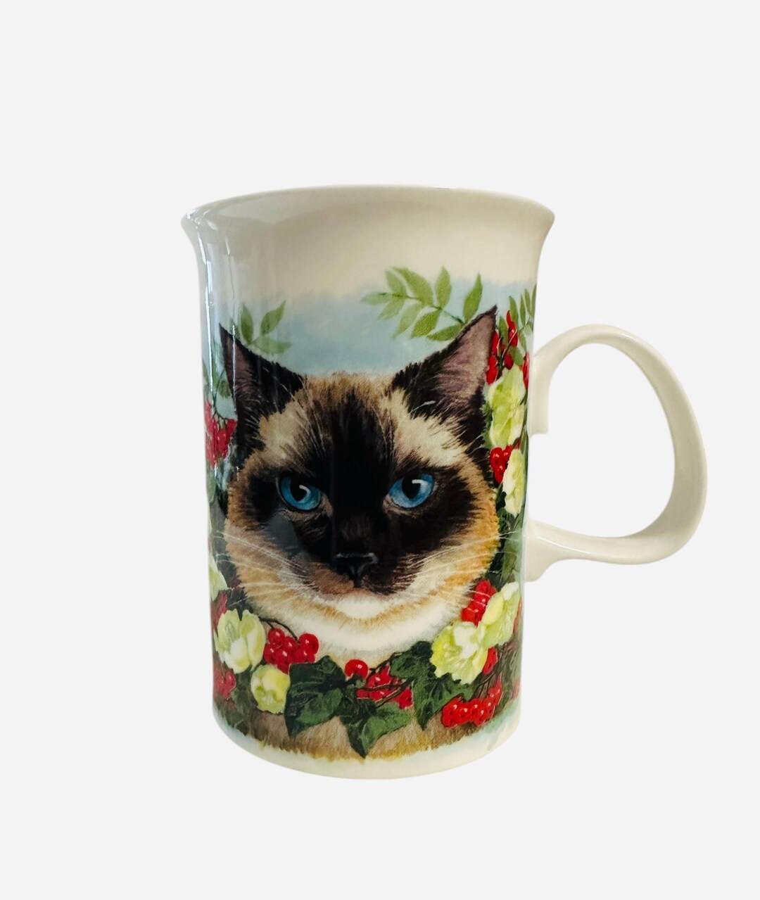 Vintage Dunoon Cat Mug – Siamese & Black Cat Design, Made in England - Etsy