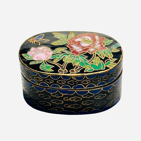 Cloisonne Box - Etsy