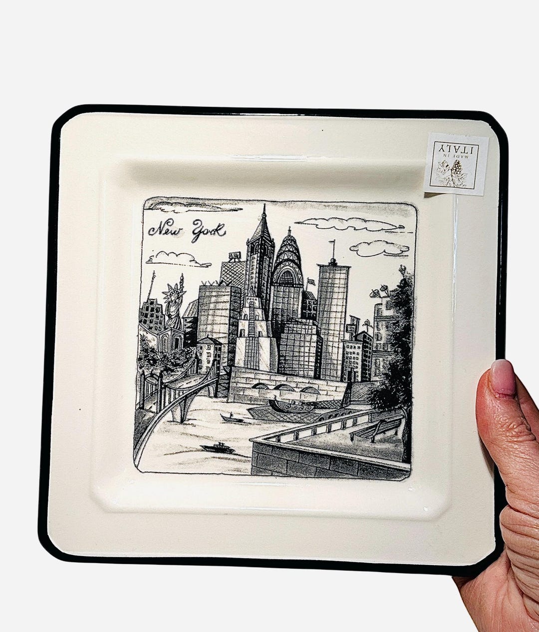 Brunelli New York City Appetizer Dish - Made in Italy - Cities Series ...
