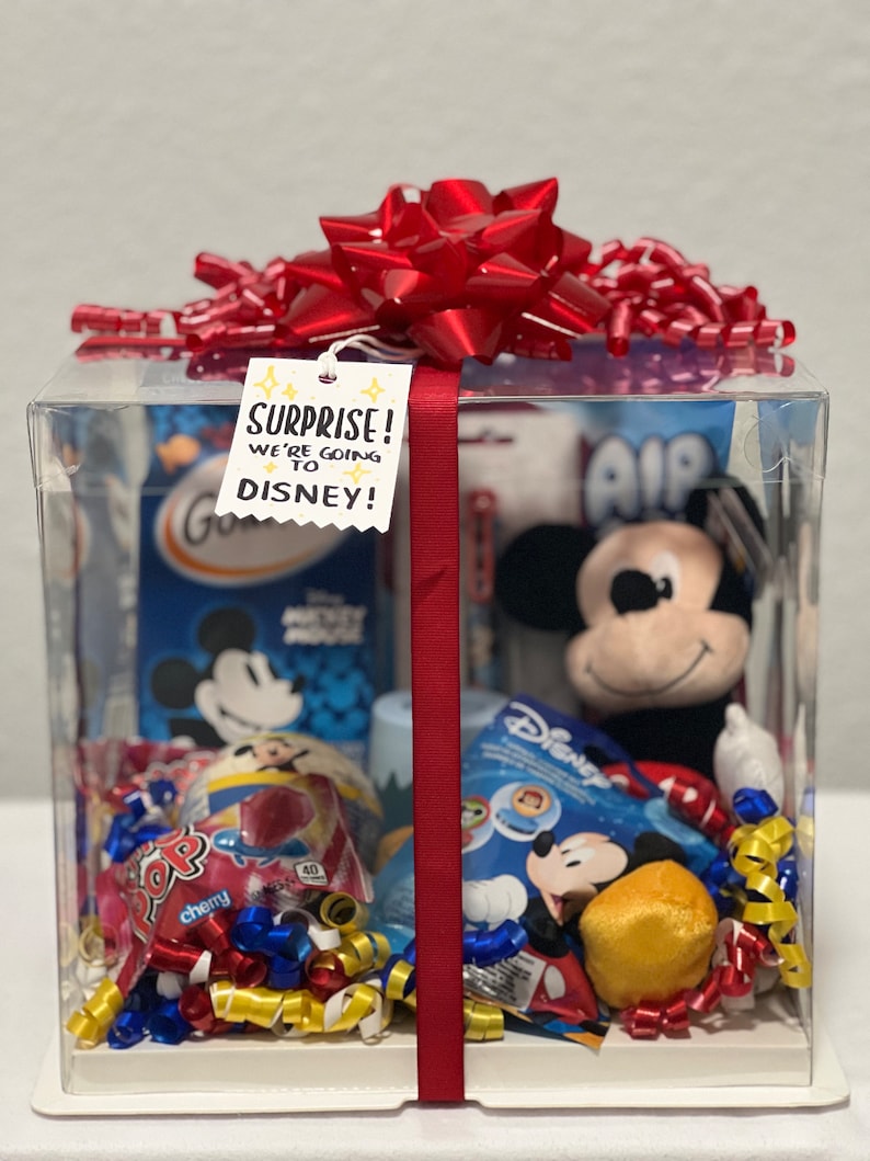 Mickey Mouse Disney Trip Reveal Box Big Gift Box Perfect for Disney ...
