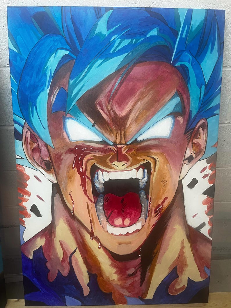 Super Saiyan GOD MODE - Etsy