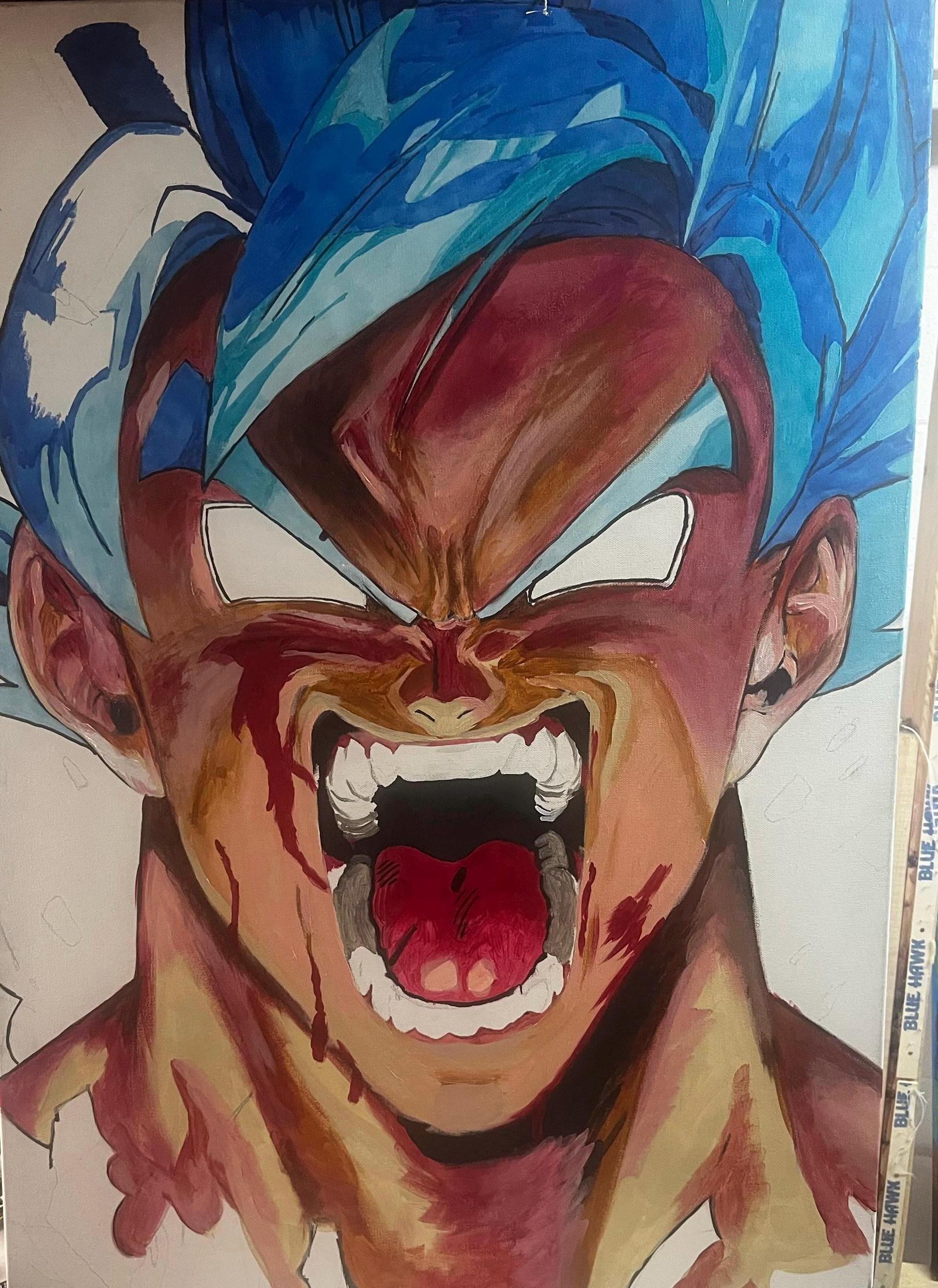 Super Saiyan GOD MODE - Etsy