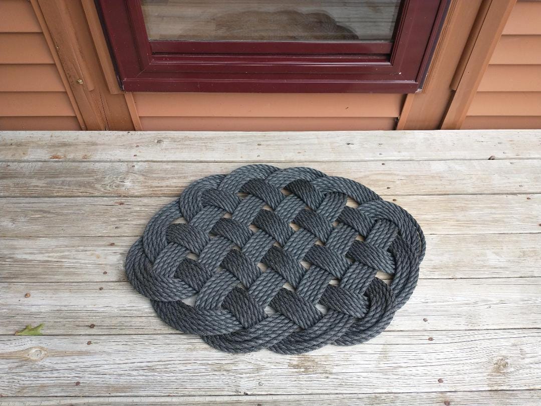 22 by 33 Maine Made Nautical Rope Mat - Etsy