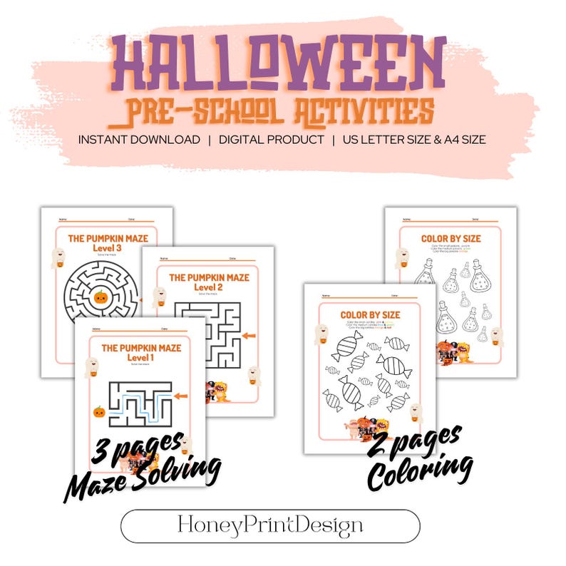 Halloween Kids Activities, Halloween Printables, Halloween Games ...