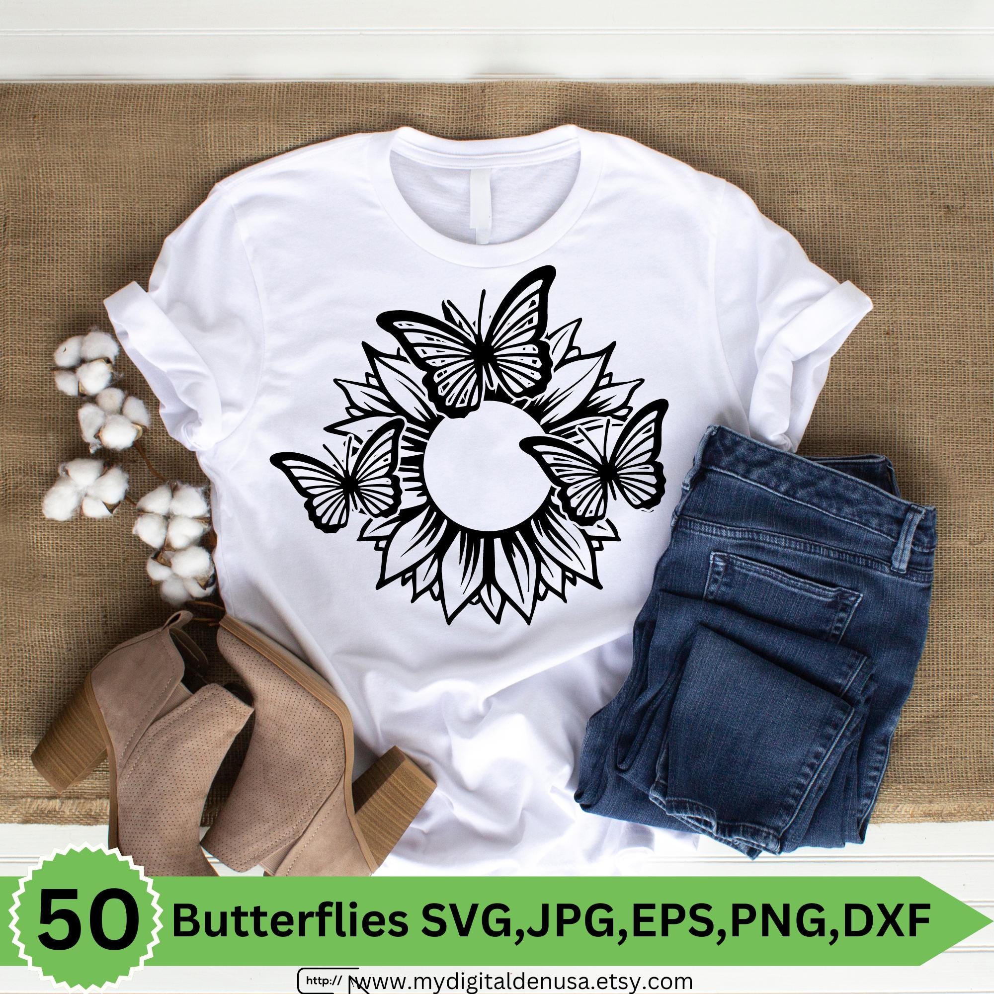 Flying Butterflies Svg Bundle, Butterfly Svg, Butterfly Swarm Svg ...