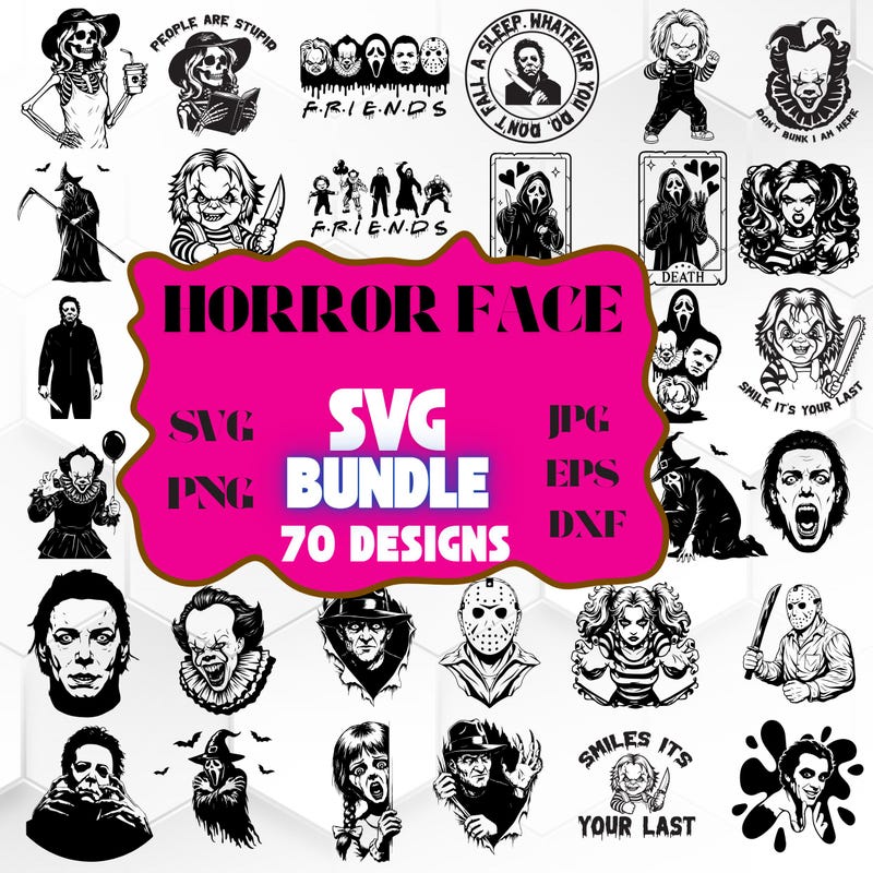 Horror Movie Svg - Etsy