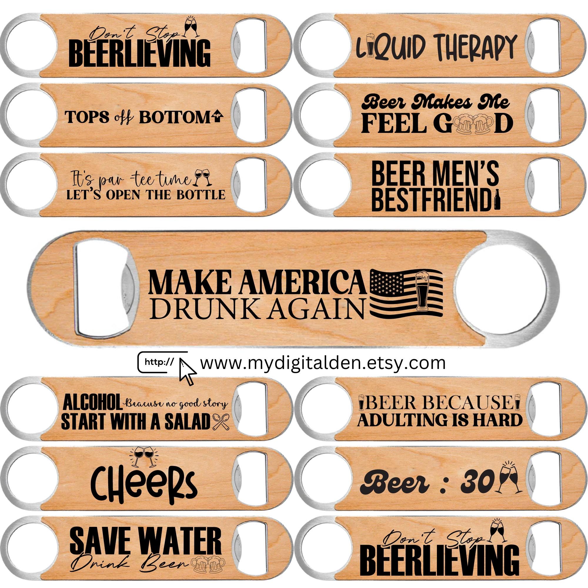 Beer Opener SVG Bundle, Beer Quotes SVG, Funny Beer Sayings SVG, Funny ...