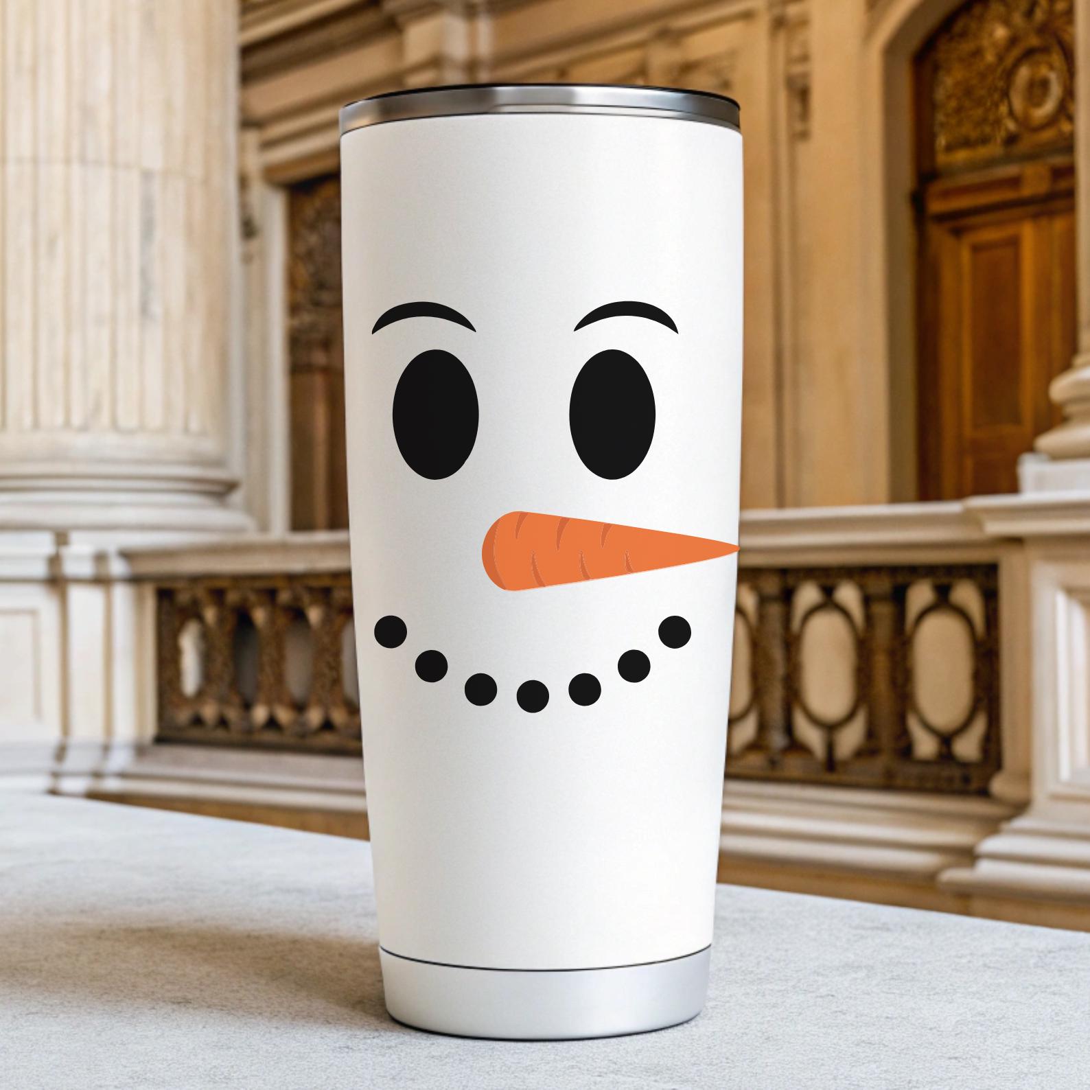 Snowman Face SVG Bundle, Winter Holiday Svg, Christmas Svg, Cute ...
