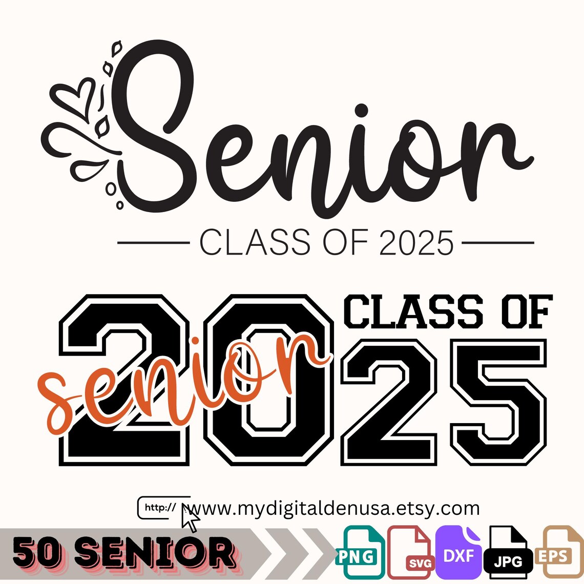 Senior 2025 SVG Bundle, Senior 2025 SVG, Graduation Svg Bundle, Senior ...