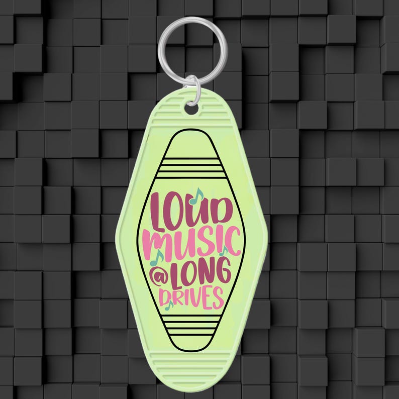 Retro Motel Keychain SVG Bundle, Keychain Quotes Svg, Hotel Keychain ...