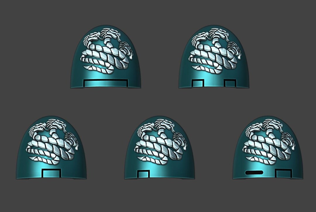 HYDRA LEGION Mkvi 'HYDRA' Heresy Era Shoulder Upgrades Pack of 10 ...