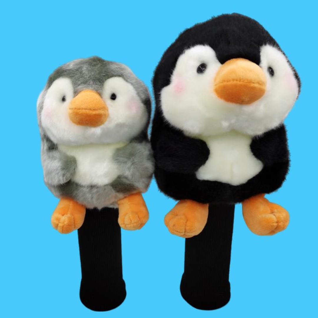 Cute Penguins Driver & Fairway Wood Golf Cover Plush Animal Club ...