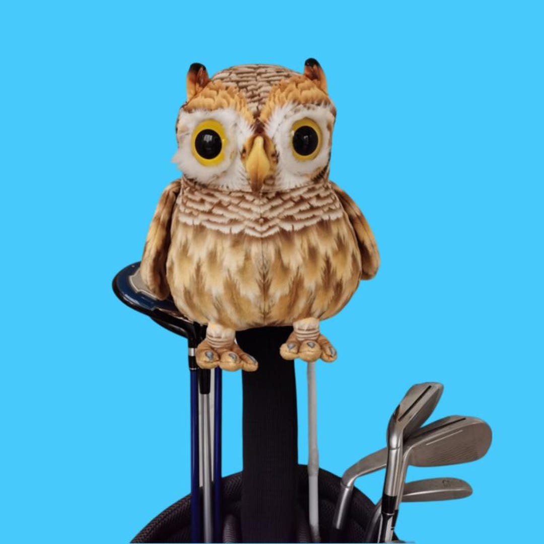Owl Driver Golf Headcover Plush Animal Golf Accessory - Etsy