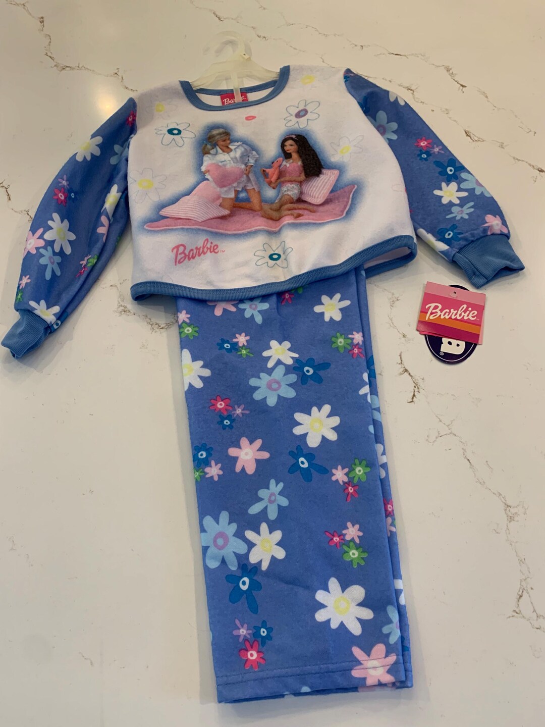 Vintage 2000 Barbie Pajamas Set Girls Size 6 NEW With Tags (2) Piece ...