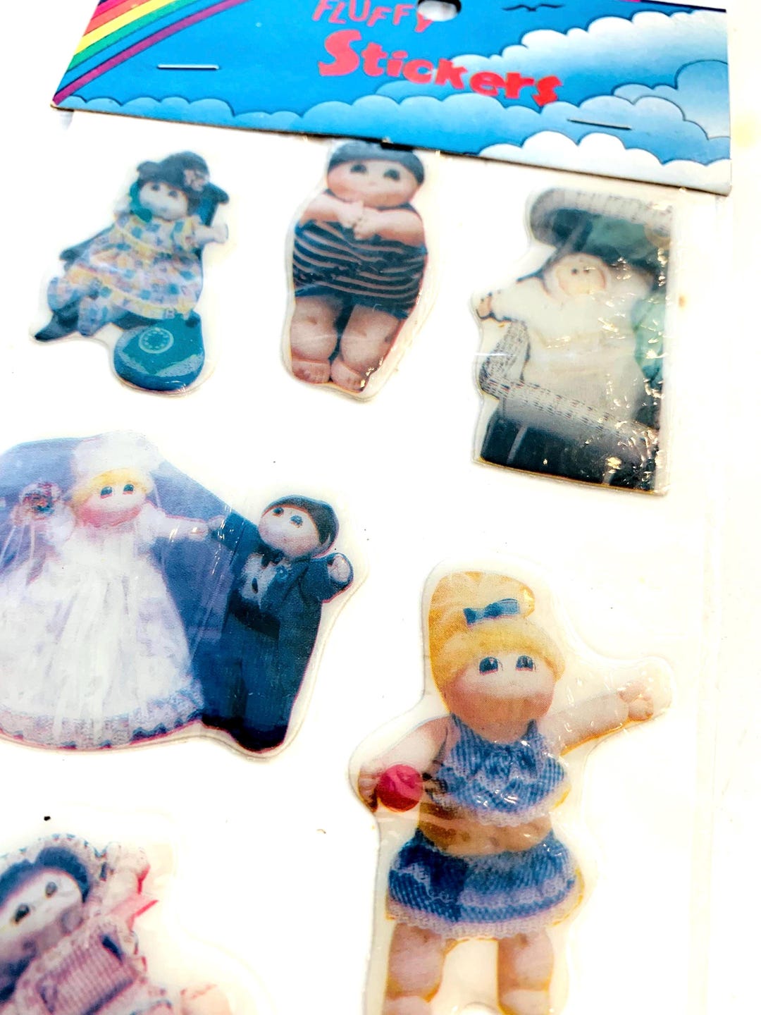 Vintage Cabbage Patch Kids Puffy Stick-ons Stickers 1980’s - Etsy