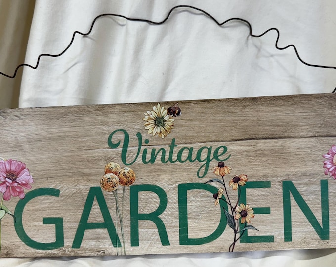 Vintage Garden Sign - Etsy