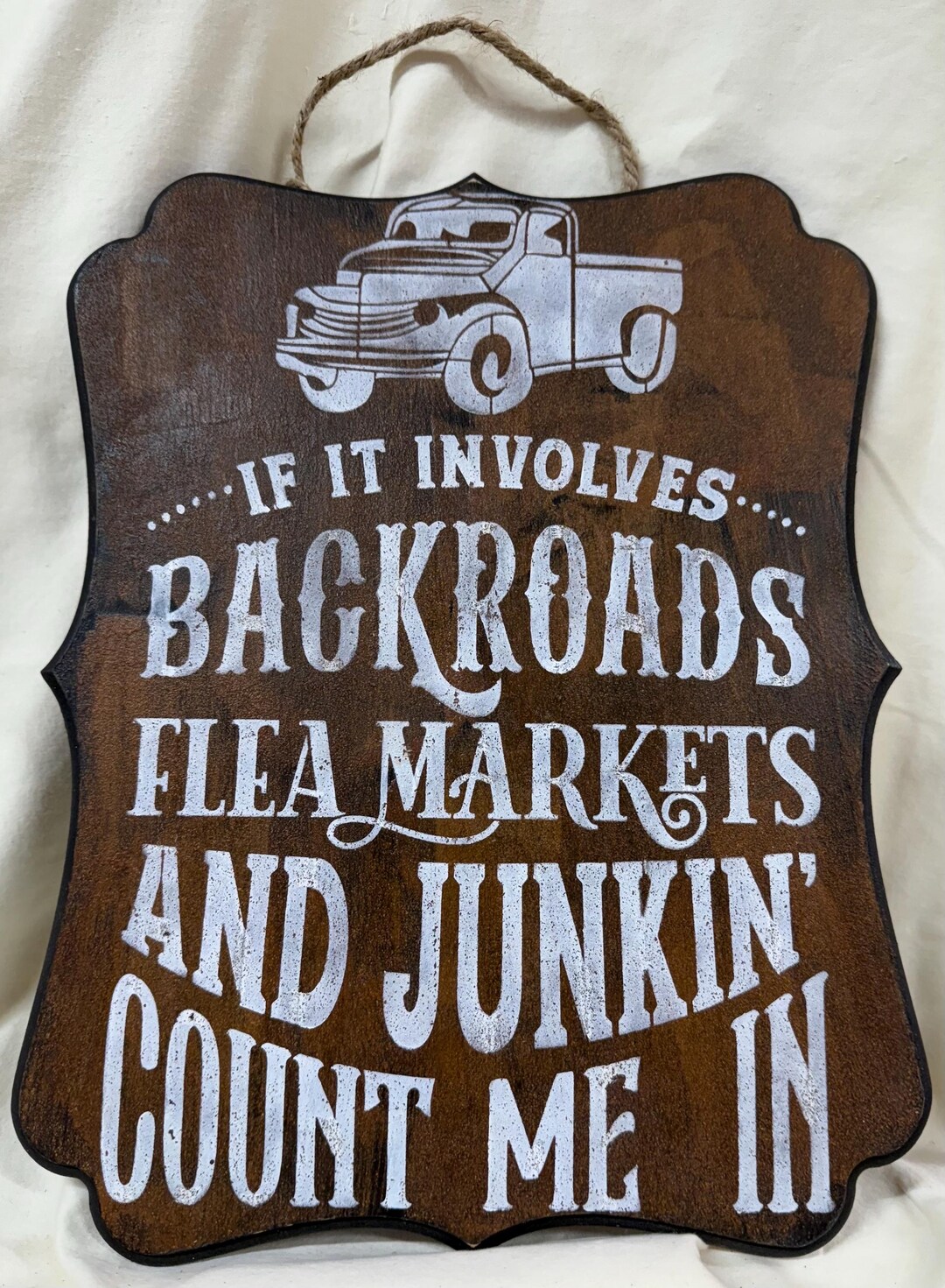 Country Backroads and Junkin Sign - Etsy
