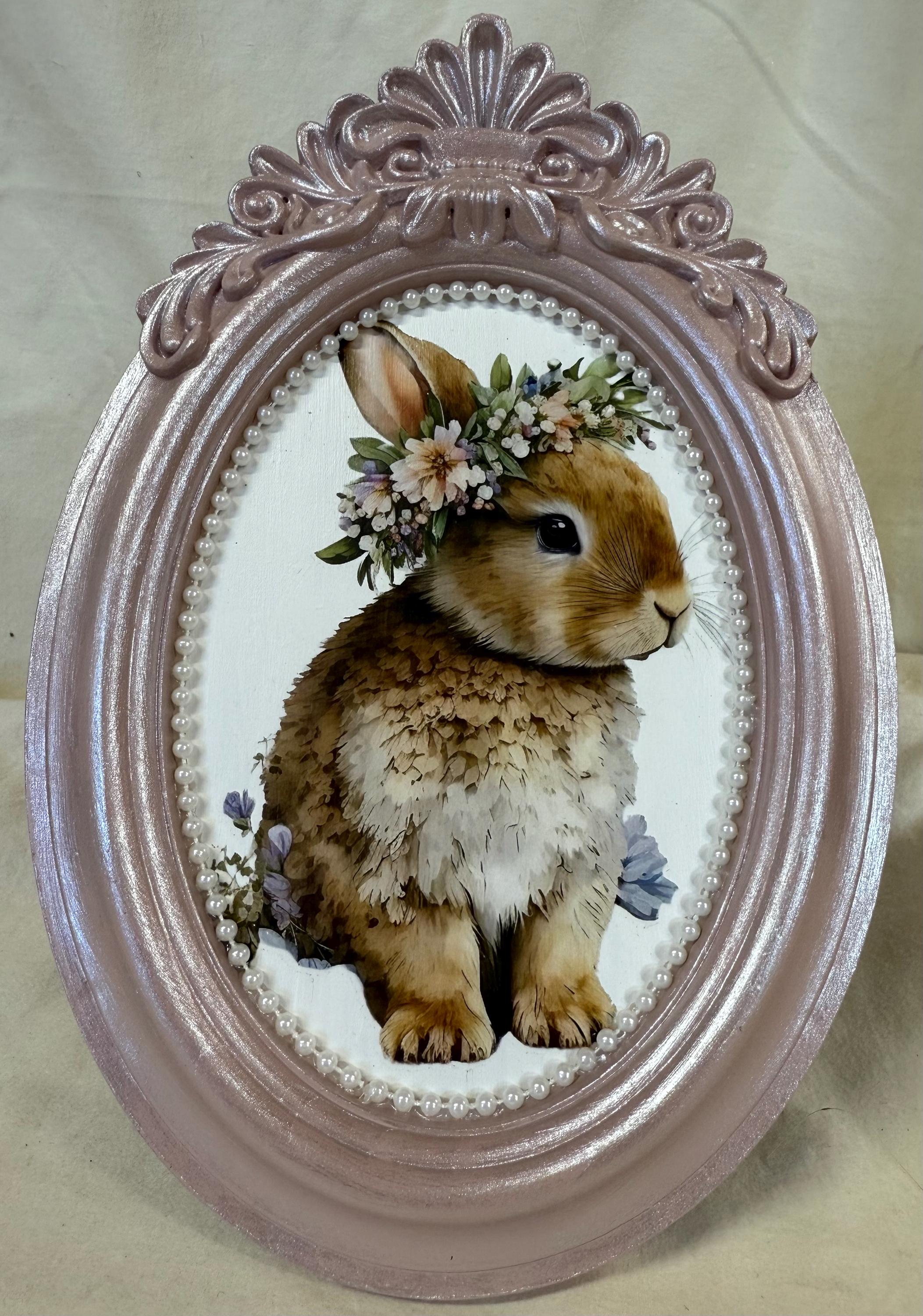 Easter Bunny Frame - Etsy
