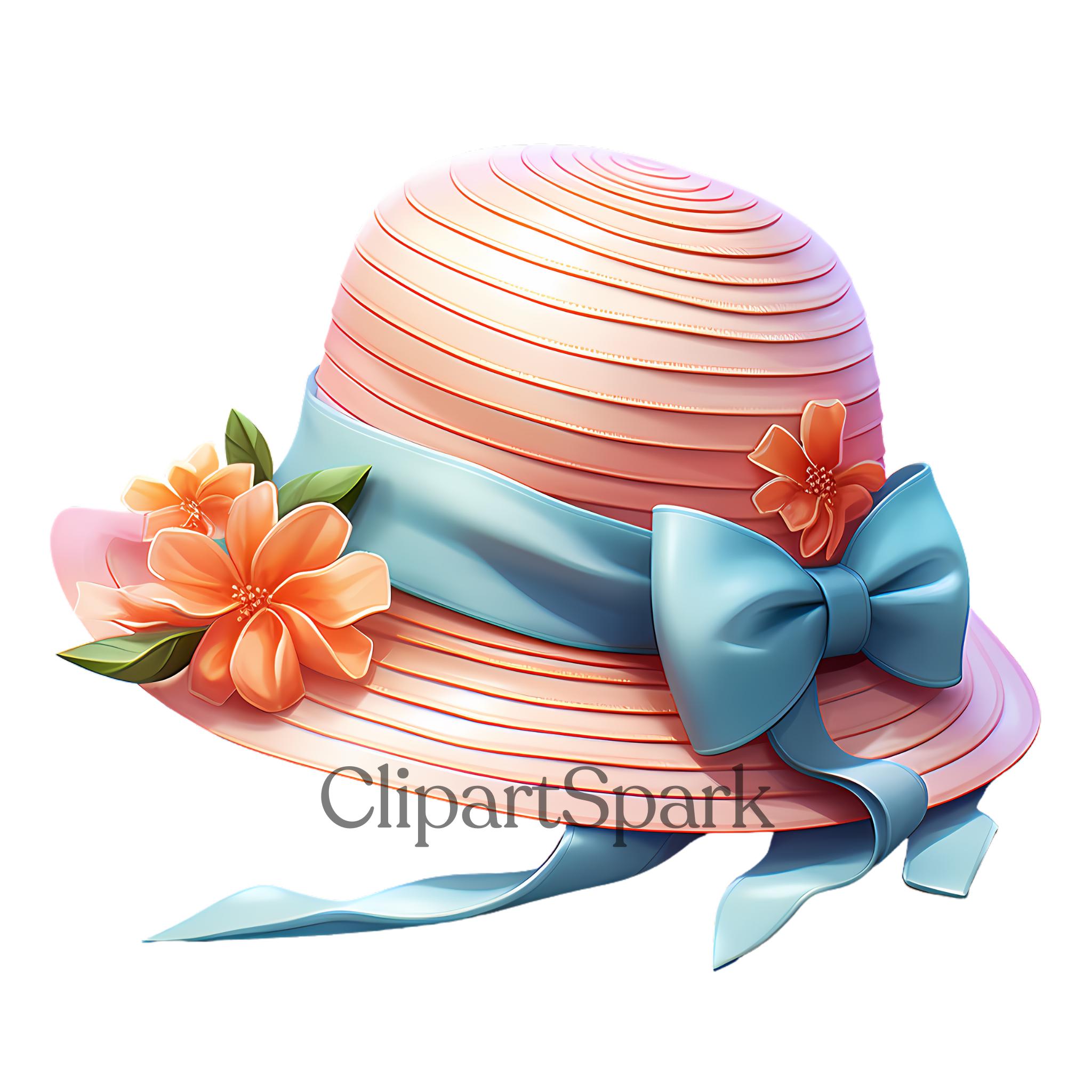 Beach Hat Clipart Collection - 40 High-resolution Pngs Summer Hat ...