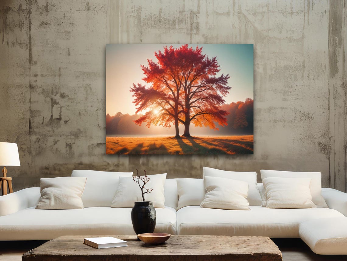 Fall Tree Wall Art Comes in Canvas, Metal or Acrylic | Autumn Prints ...