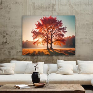 Fall Tree Wall Art Comes in Canvas, Metal or Acrylic | Autumn Prints ...