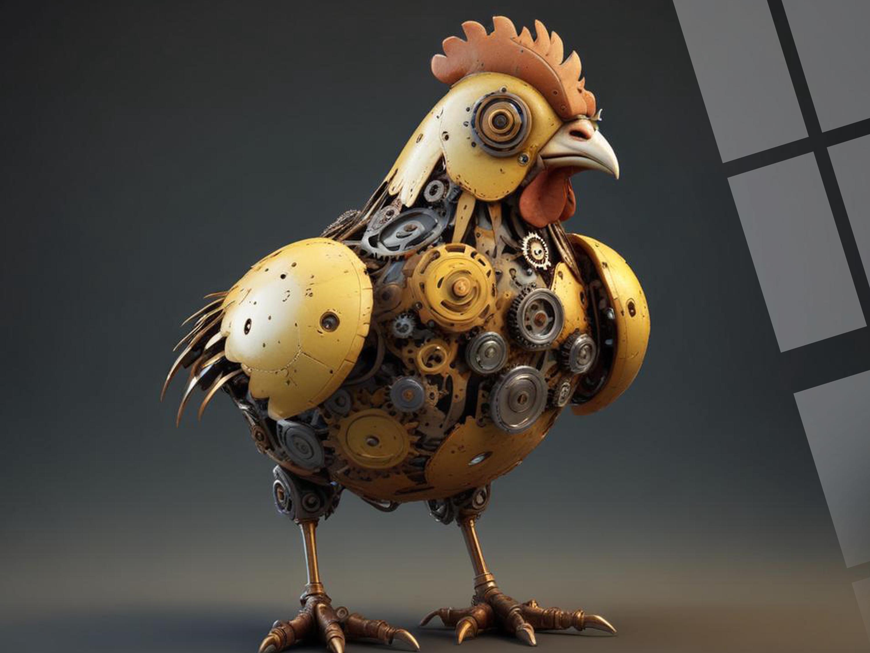 Steampunk Rooster Wall Art Comes in Canvas Print, Acrylic Print and ...