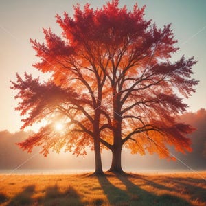 Fall Tree Wall Art Comes in Canvas, Metal or Acrylic | Autumn Prints ...