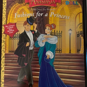 Vintage 1997 Anastasia Paper Dolls - Etsy