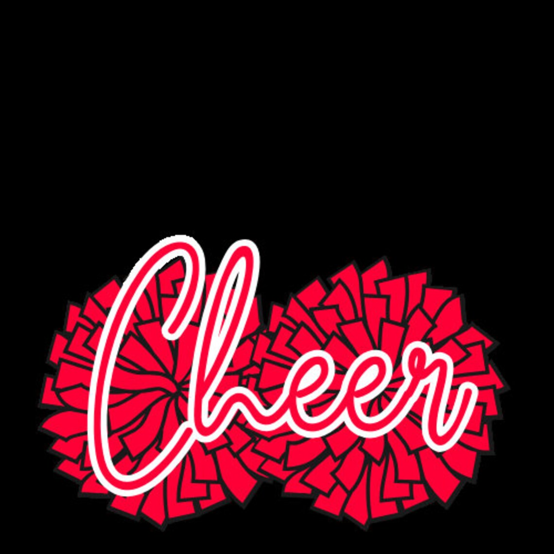 Cheerleading and I Love Cheerleading Files in SVG and PNG Format - Etsy