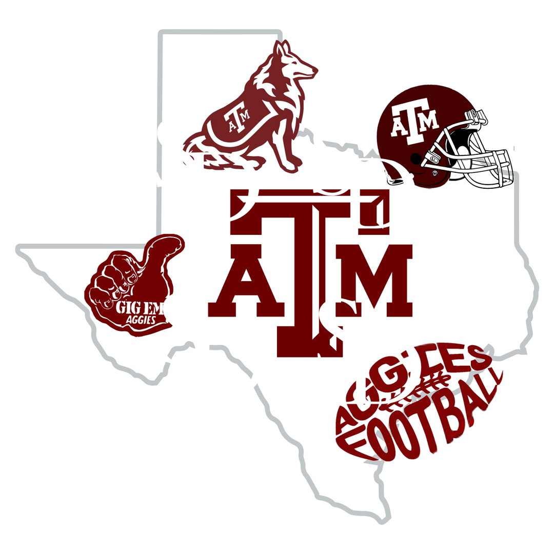 Texas A&M Aggies PNG and SVG Files Great for Cutting Files or Use With ...