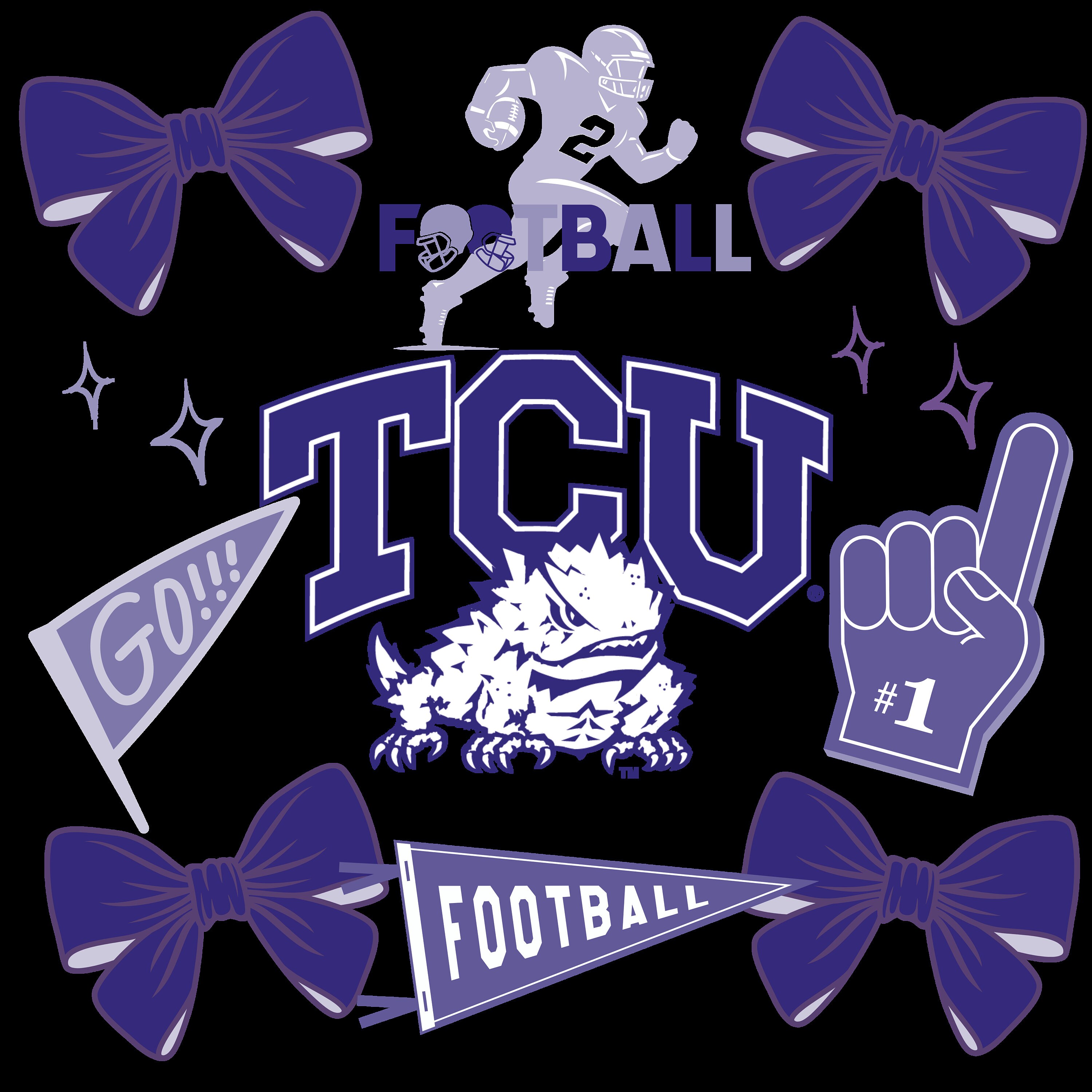 TSU Football Horned Frogs SVG Files for T-shirts and More PNG Files ...