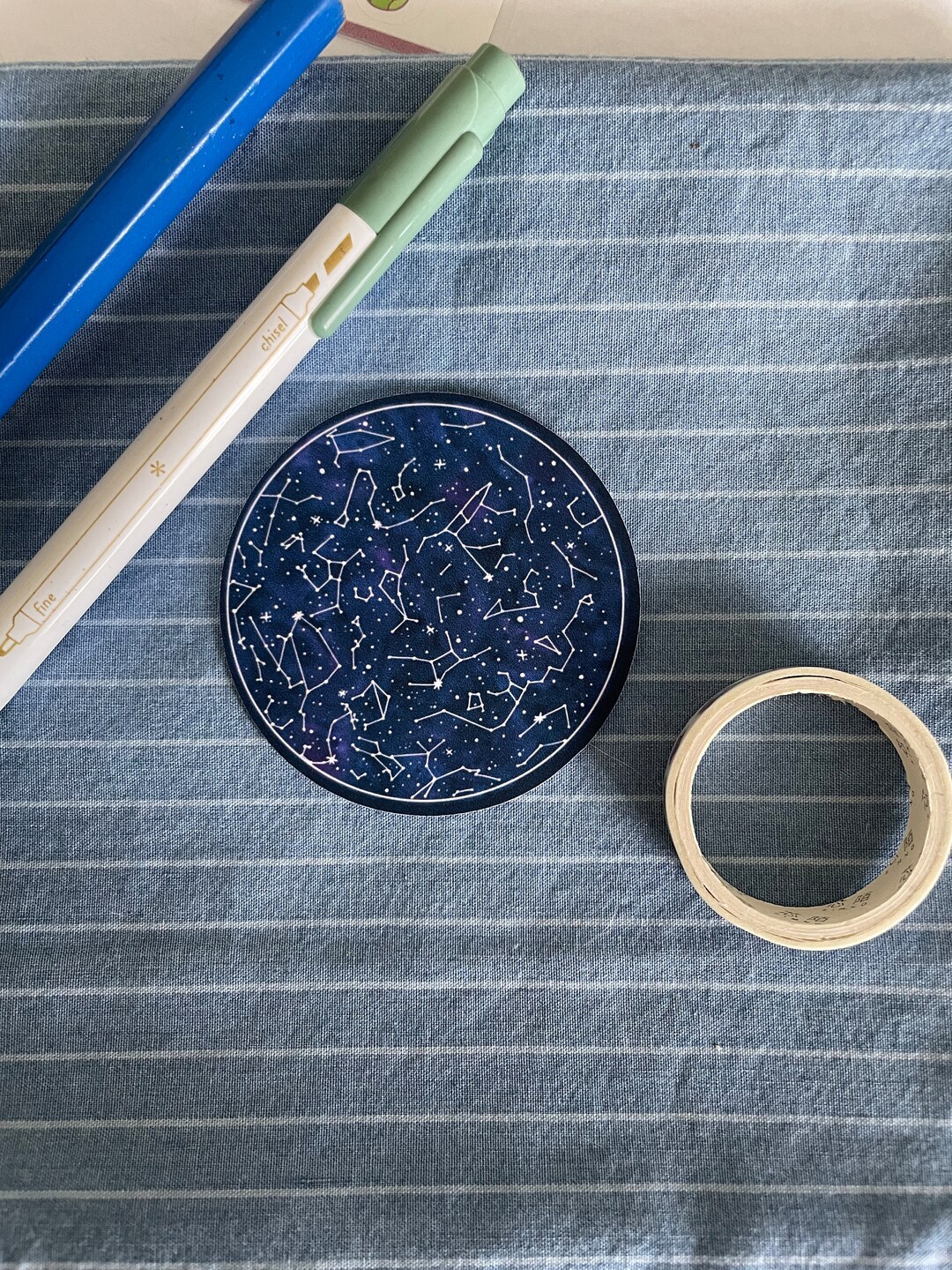 Constellation Vinyl Sticker | Celestial Star Map, Water Resistant - Etsy