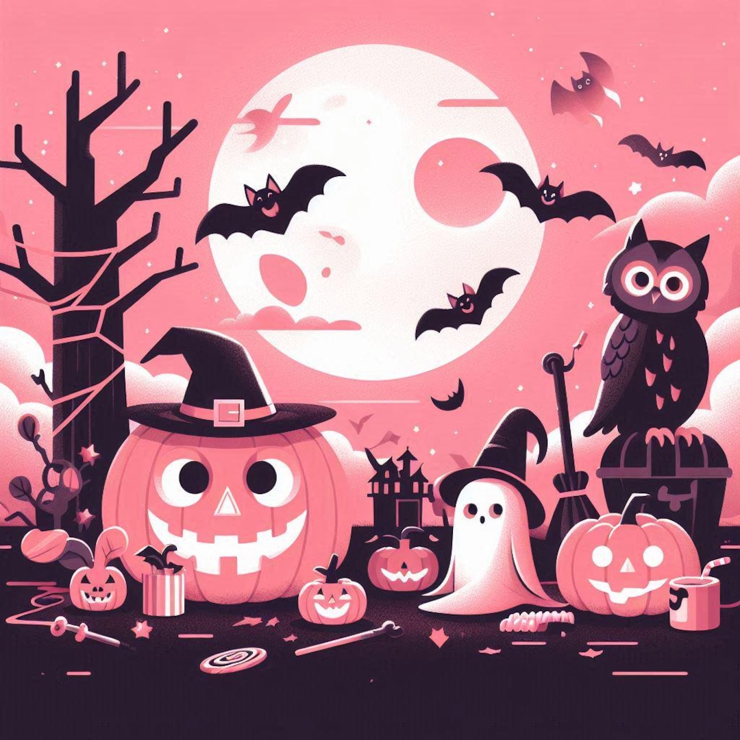 Halloween Printable Pinkoween Digital Download - Etsy