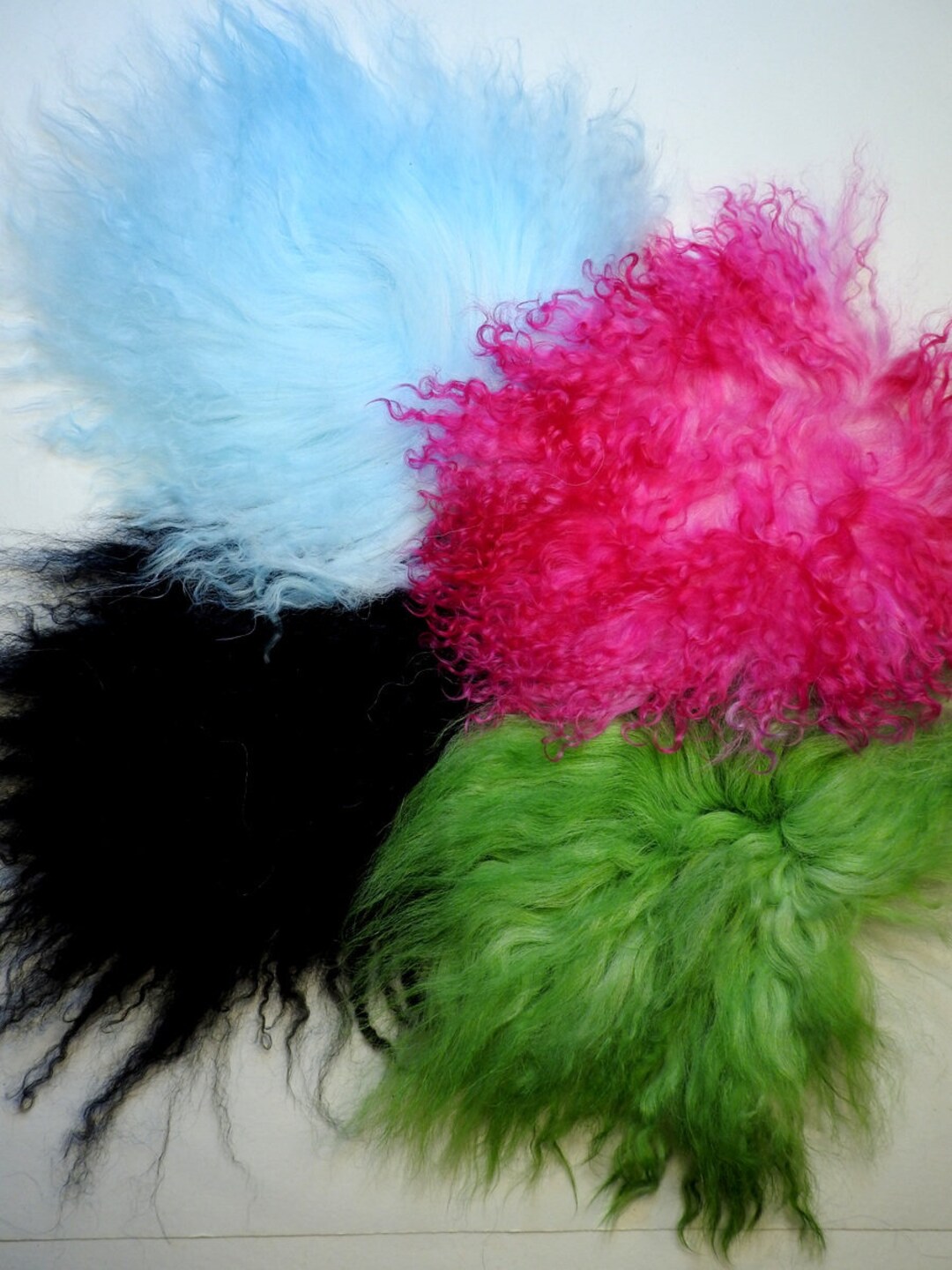 Tibetan Lamb Hair Mohair for Fairies Dolls Mermaids Sculpts Seconds 4 ...