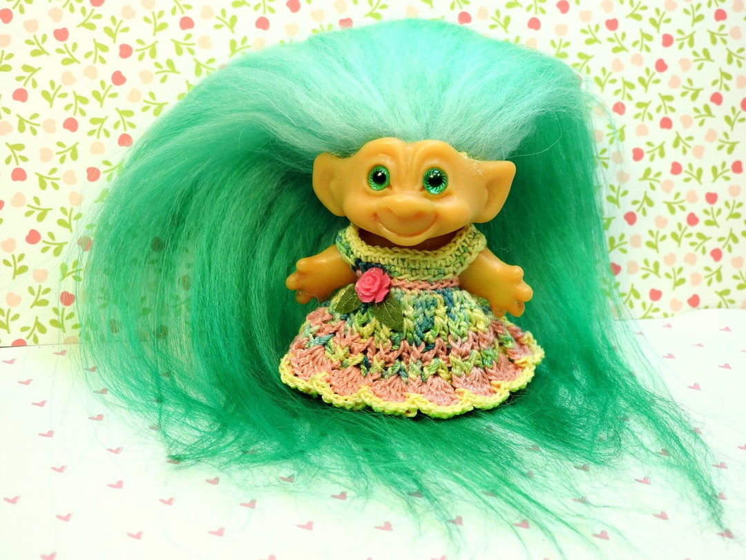 Icelandic Troll Doll Wig Plug Hair Replacement for 2-1/2 - 3” for Small ...