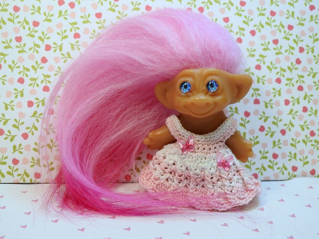 Icelandic Troll Doll Wig Plug Hair Replacement for 2-1/2 - 3” for Small ...