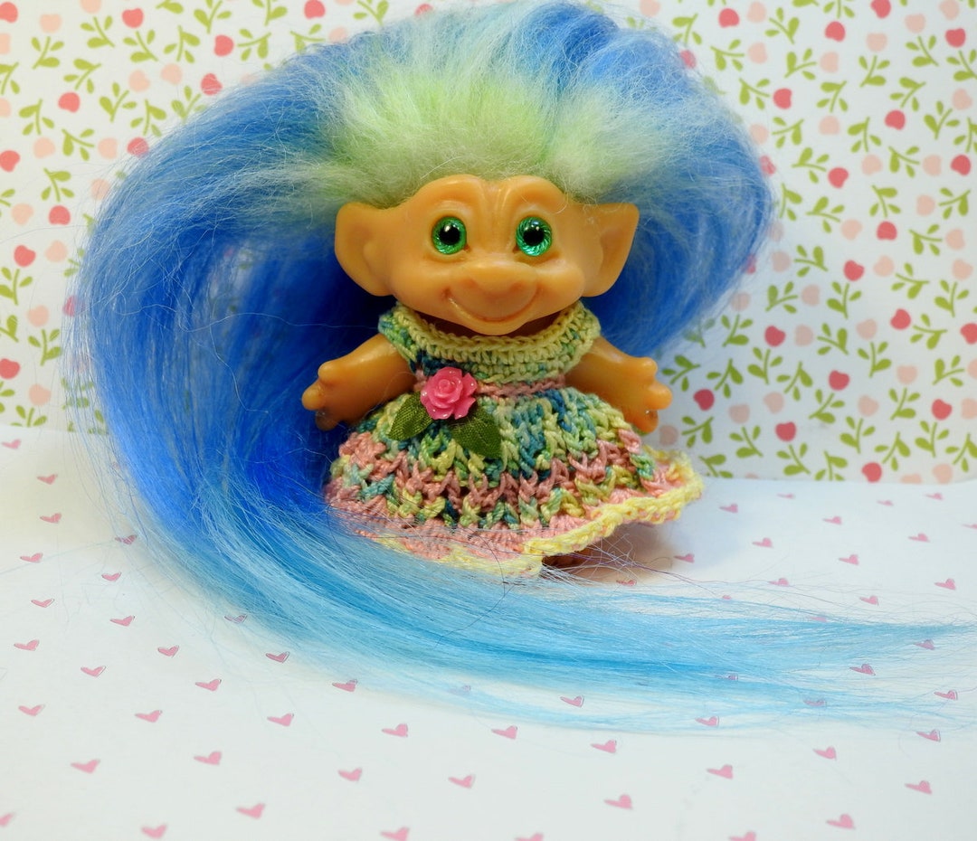 Icelandic Troll Doll Wig Plug Hair Replacement for 2-1/2 - 3” for Small ...